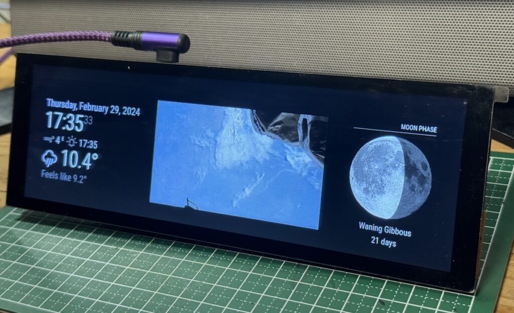 Magic Mirror 2で天文デジタル時計を作る – 天体写真はじめるよ